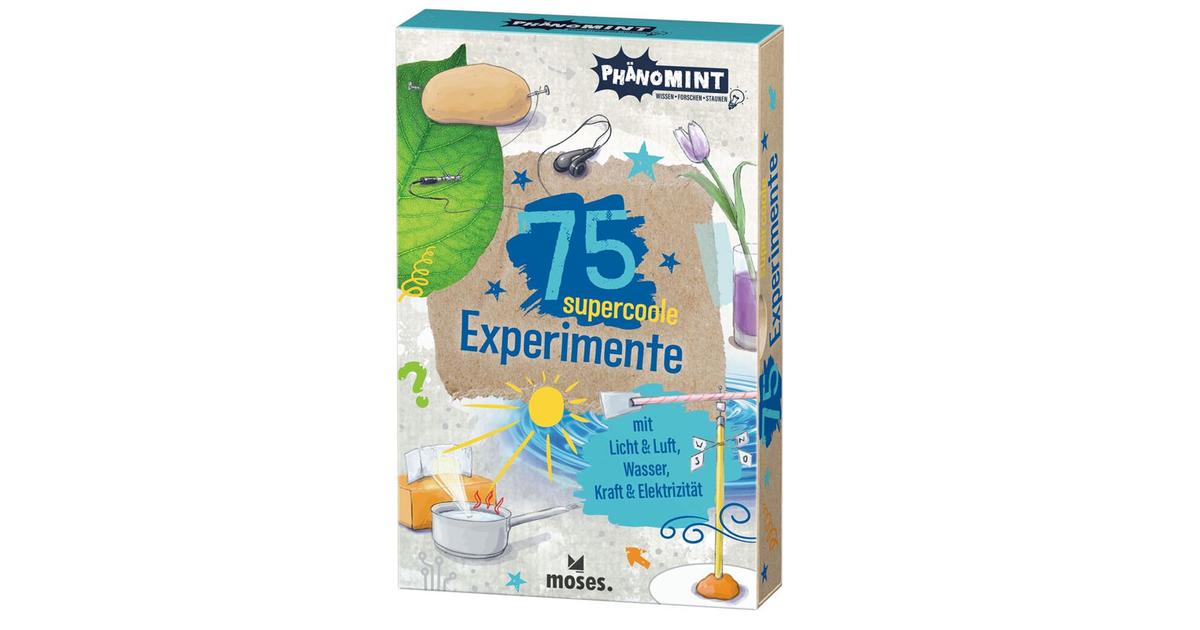 PhänoMINT: "75 supercoole Experimente" von moses. im Review